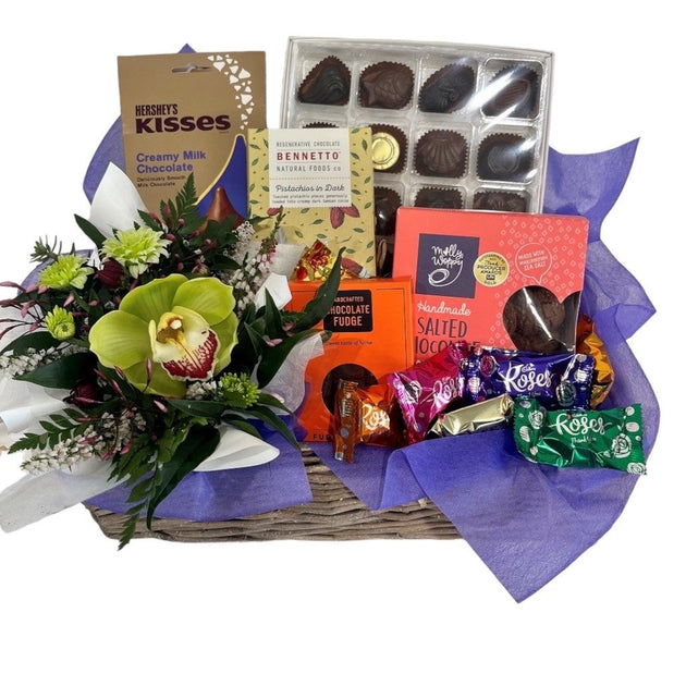 Sweet Snack Basket from Mayflower Studio Florist in Marlborough, NZ ...